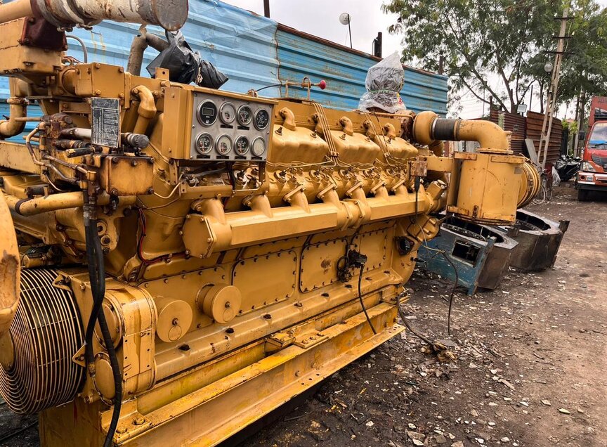 Used Caterpillar (CAT) D399 Marine Diesel Engine For Sale in India ...