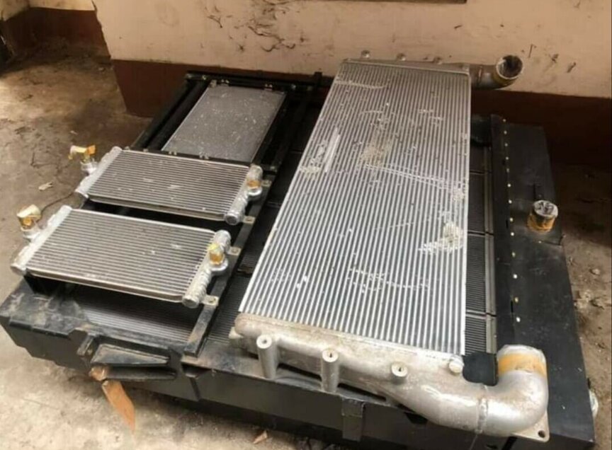 New Komatsu Genuine Original Radiator Assy for WA600-6 Spare Part For ...