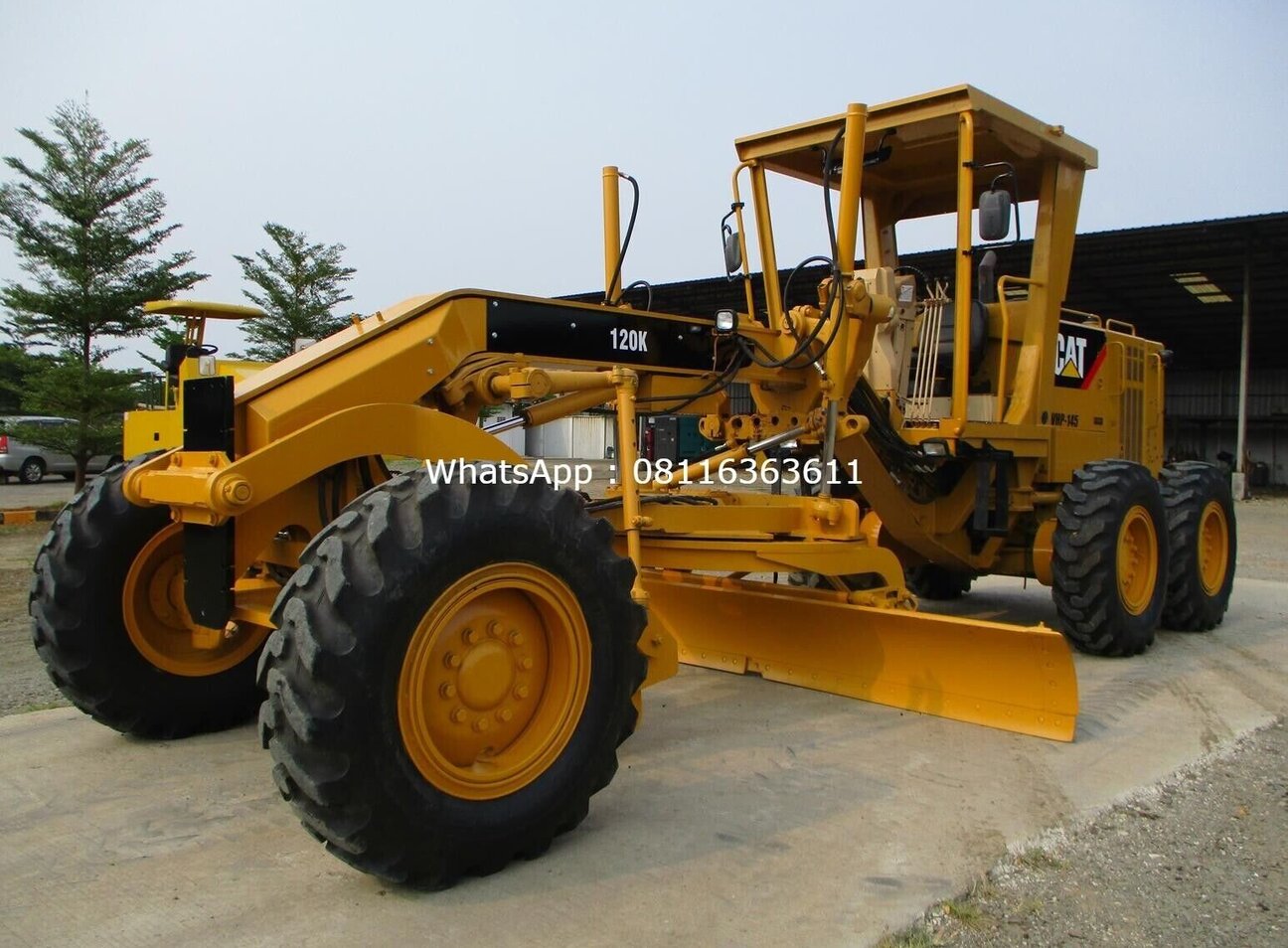 Caterpillar (CAT) 120K Motor Grader qua sử dụng đang bán tại Indonesia ...